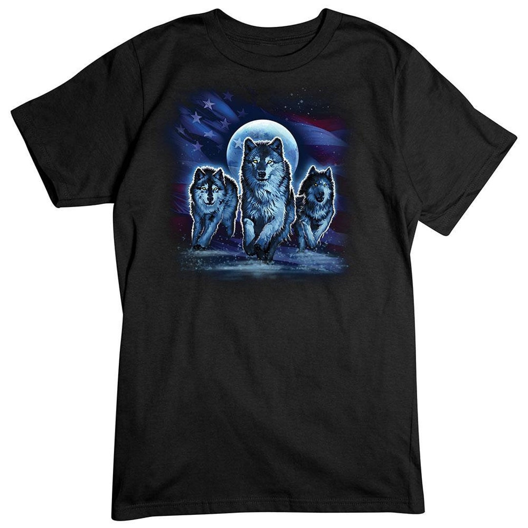 American Wolfpack T-shirt - Etsy