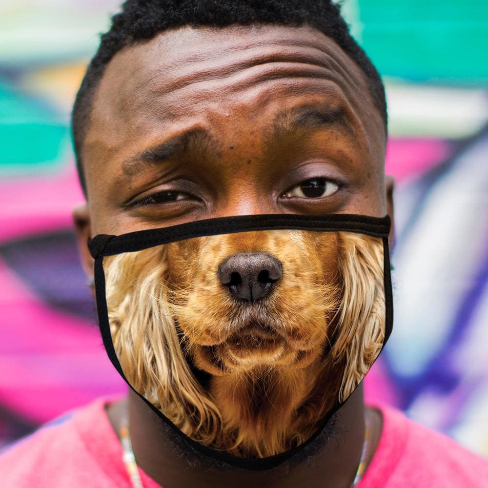 Cocker Spaniel FACE MASK Cover Your Face Dog Breed Masks, , - Etsy