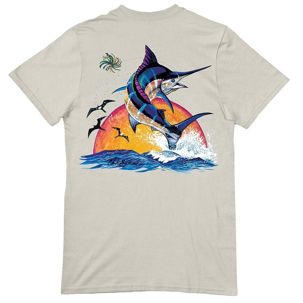 Blue Marlin T-shirt Deep Sea Fishing Fisherman Apparel Salt - Etsy
