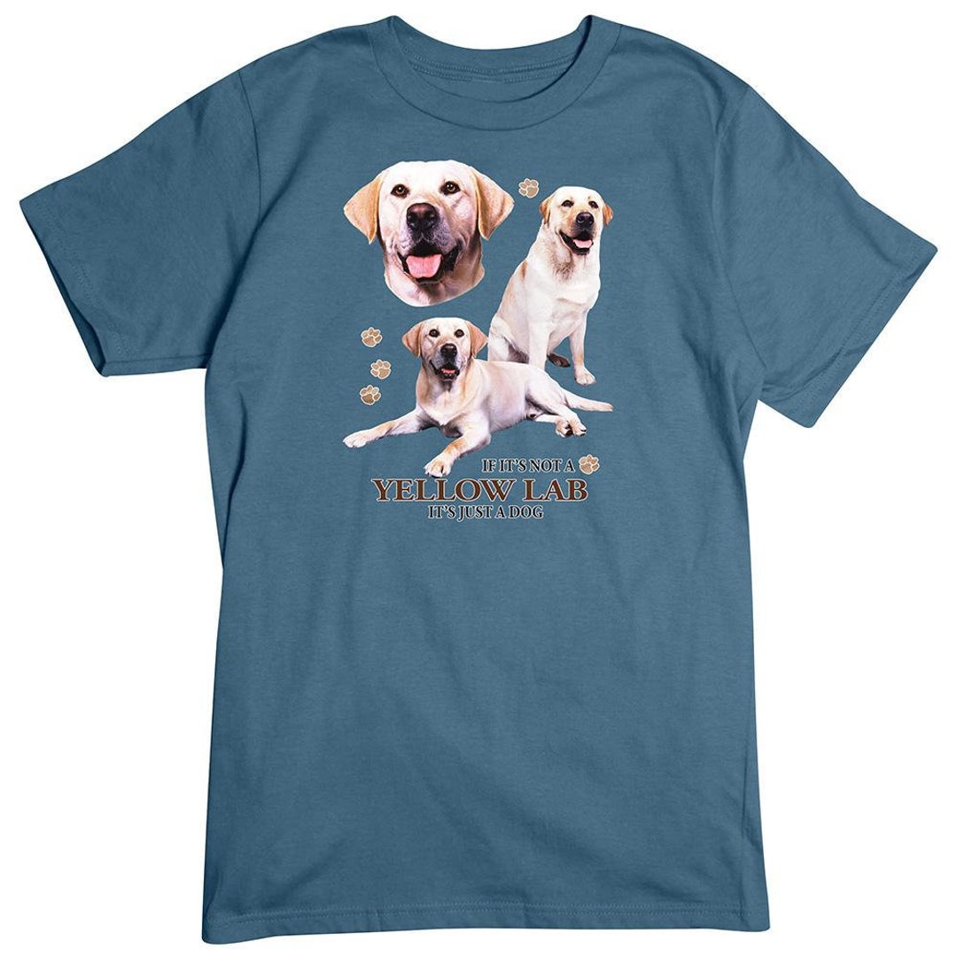Yellow Lab T-shirt, Labrador Retriever Tee, Not Just a Dog Shirt, Dog ...