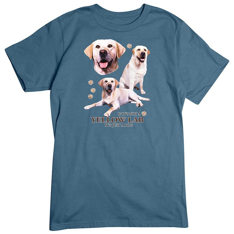 Yellow Lab T-shirt Labrador Retriever Tee Not Just a Dog - Etsy