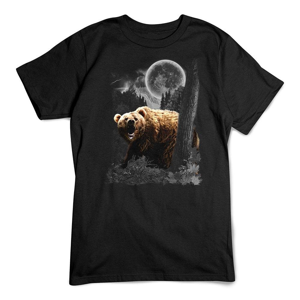 Bear T-shirt, Bear Wilderness - Etsy