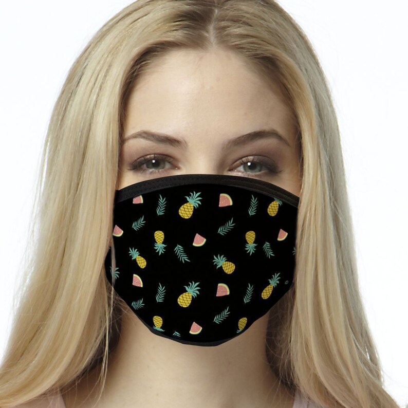 Pineapple FACE MASK Cover Your Face Masks | Etsy