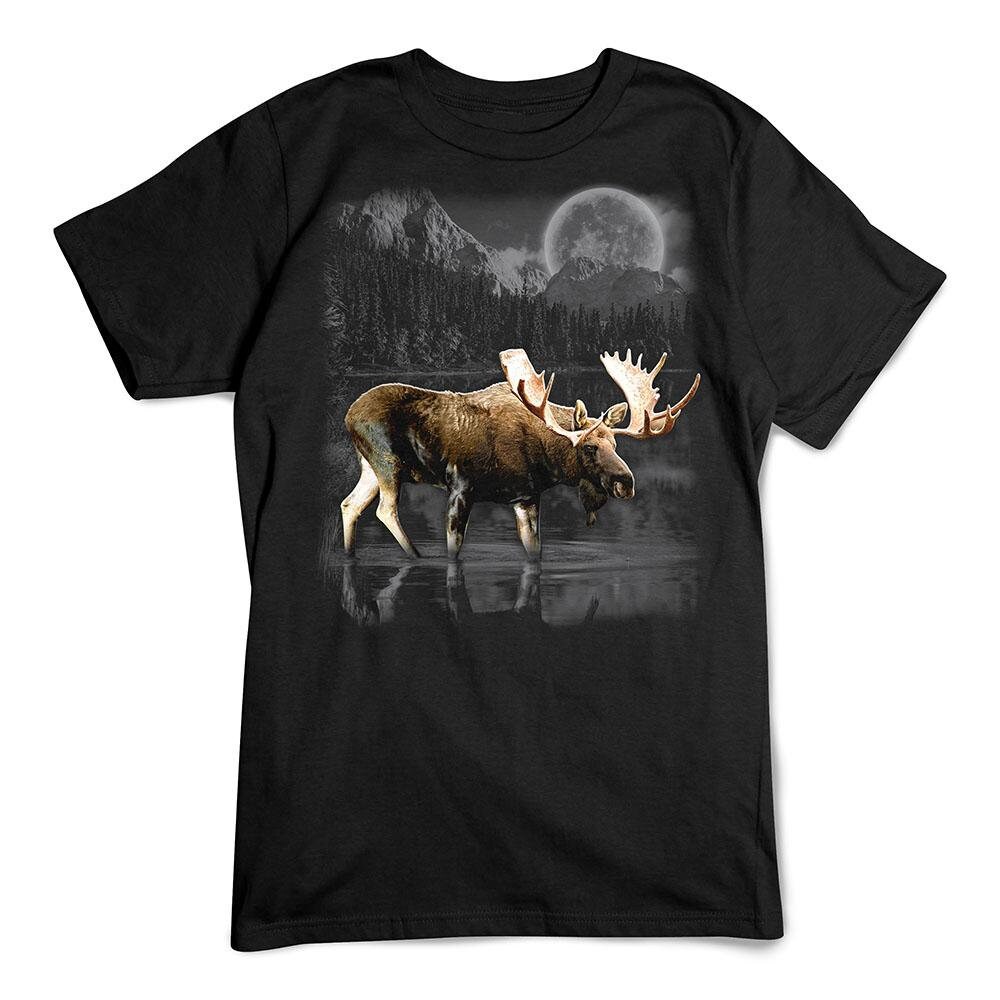 Moose T-shirt, Moose Wilderness - Etsy