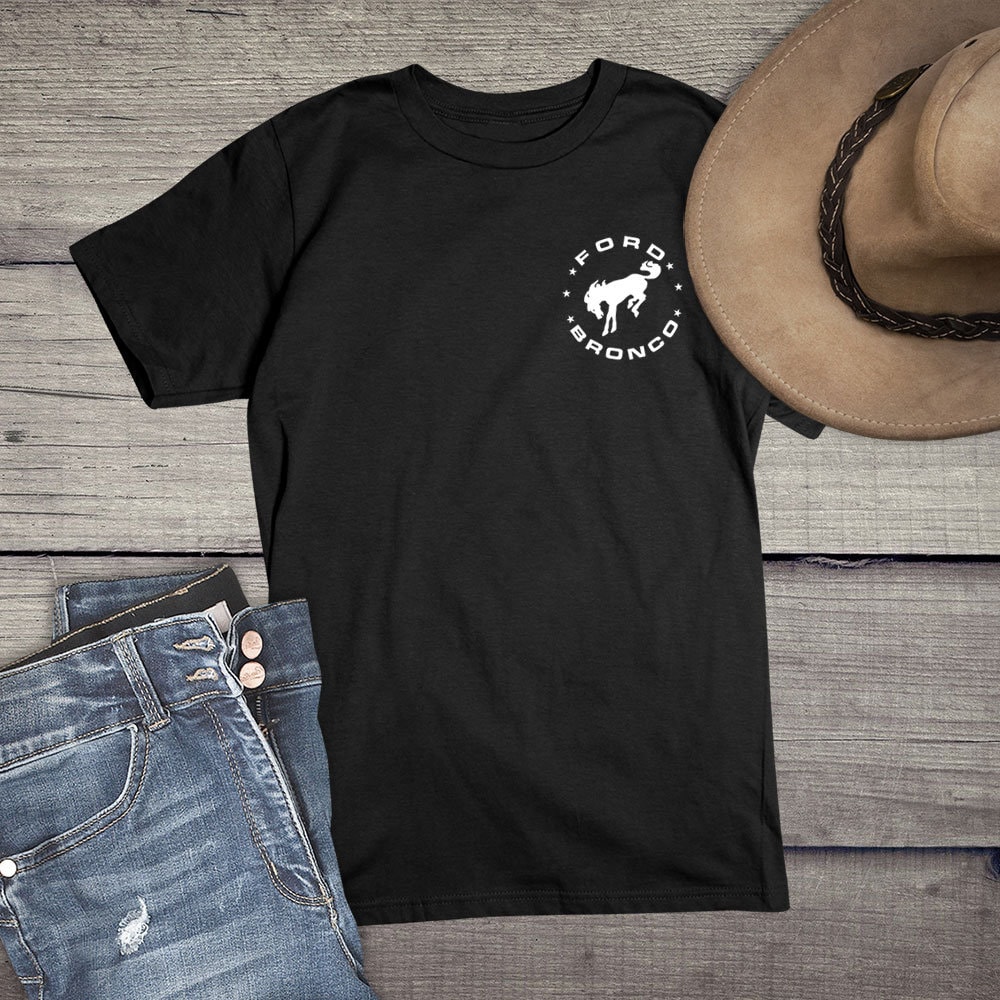 Ford Bronco T-shirt American Flag Tee Automotive Classics - Etsy