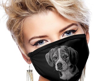 Pug FACE MASK Cover Your Face Dog Breed Masks | Etsy