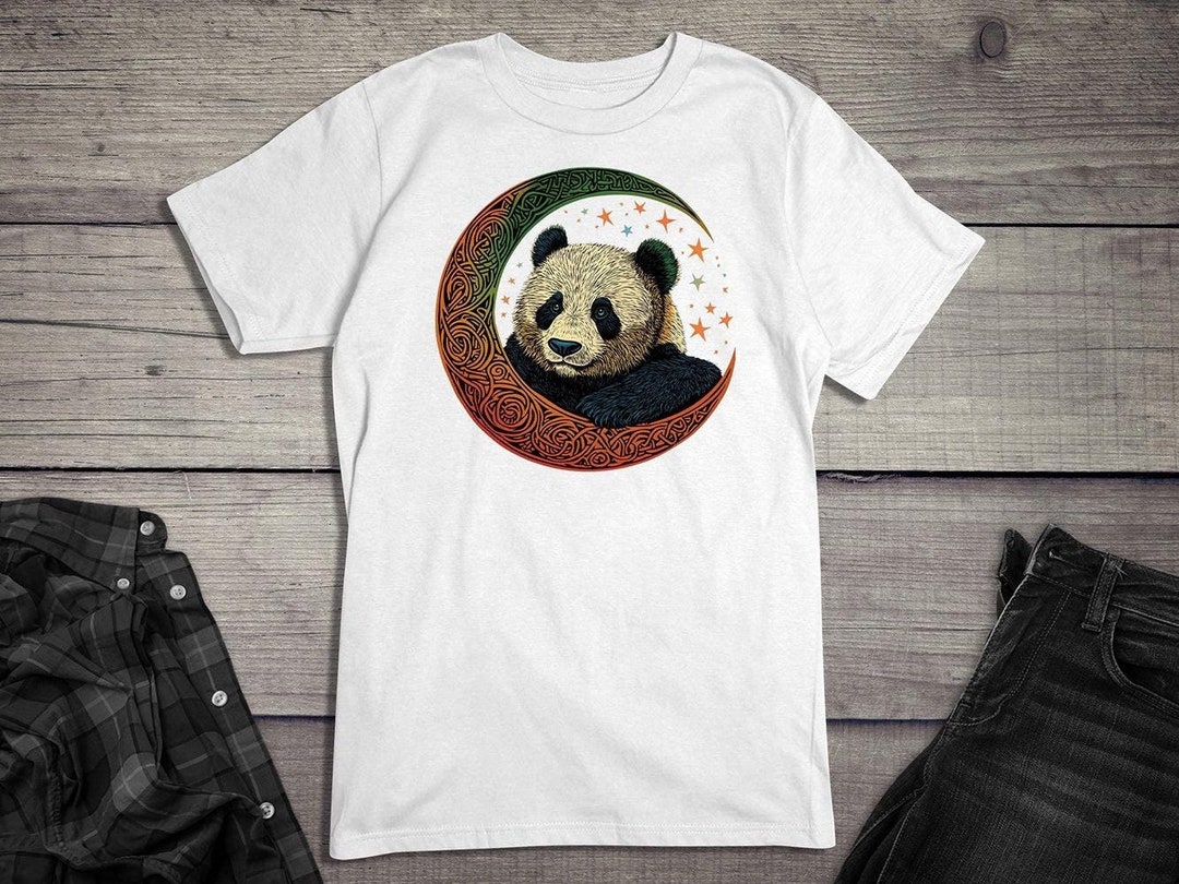 Animals Tee Shirt, Celtic Panda T-shirt, Celtic, Wildlife, Nature ...