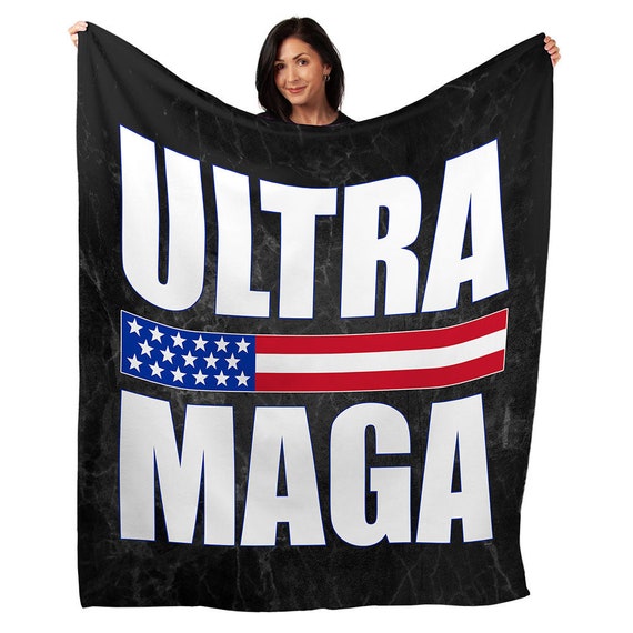 Political Blanket Ultra MAGA Throw Make America Great Again - Etsy