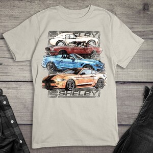 Shelby Cobra T-shirt, Shelby Cars Sketch Tshirt, Officially Licensed ...