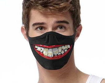 Toothy Mask - Etsy
