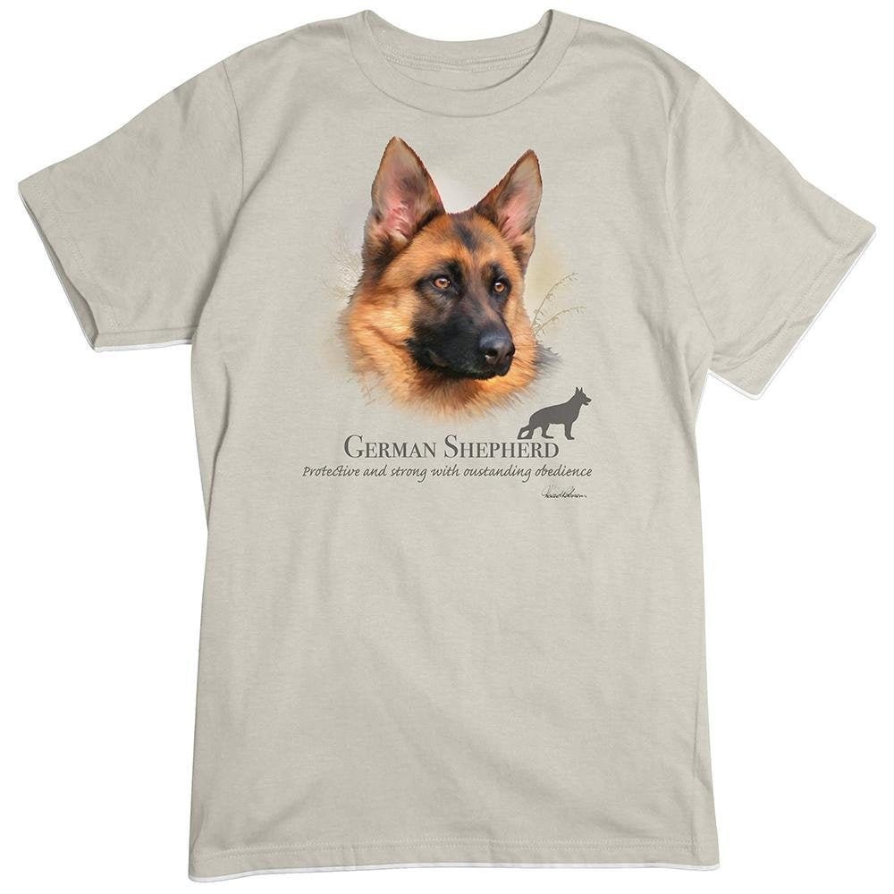 German Shepherd T-shirt Dog Breed Portrait Pet Tee | Etsy