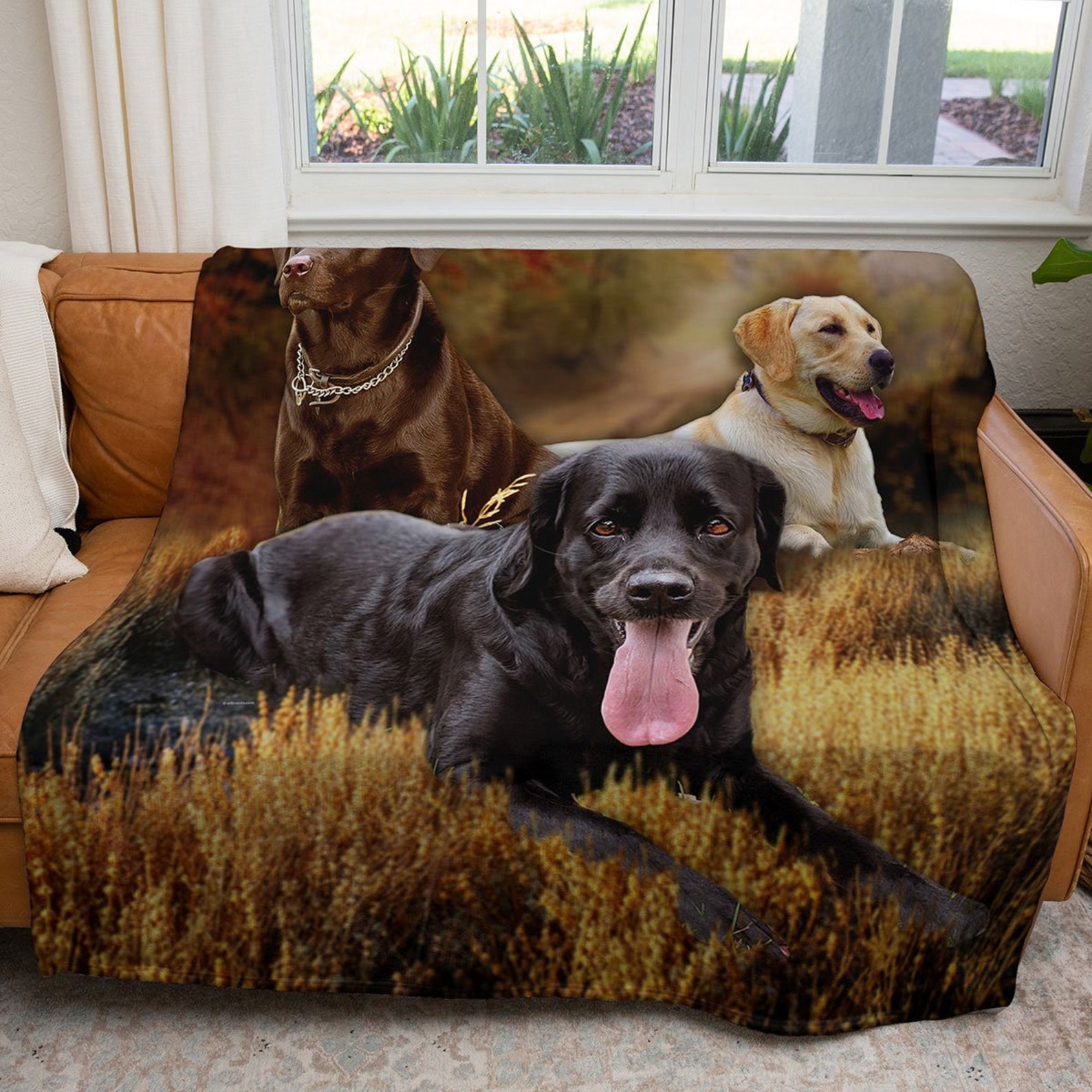 Labrador Retriever Blanket Dog Breed 50 X 60 - Etsy