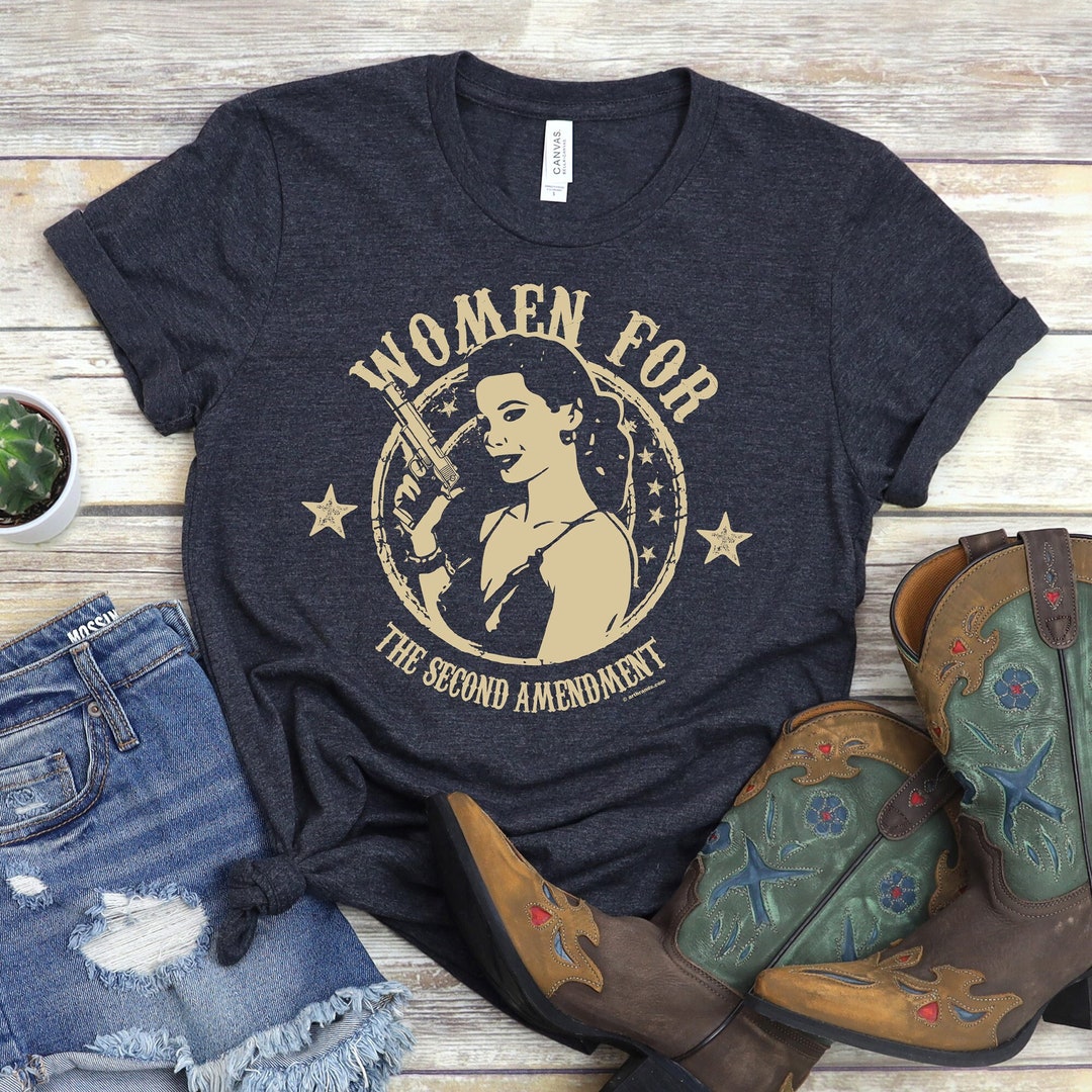 2nd Amendment T-shirt, Women for the Second, Right to Bear Arms Tee ...