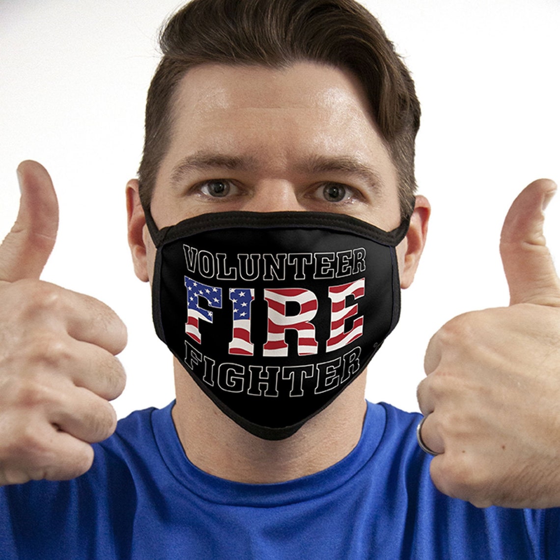 Volunteer Firefighter FACE MASK Cover Your Face Masks - Etsy