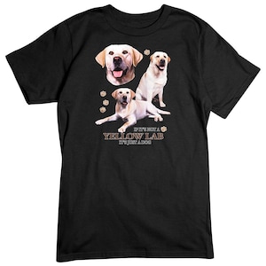 Yellow Lab T-shirt, Labrador Retriever Tee, Not Just a Dog Shirt, Dog ...