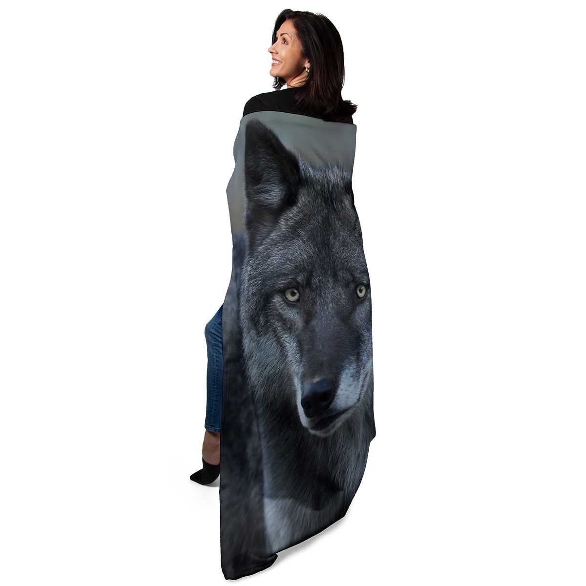 Wolf Blanket 50 X 60 Wildlife Throw Wolf Alert - Etsy