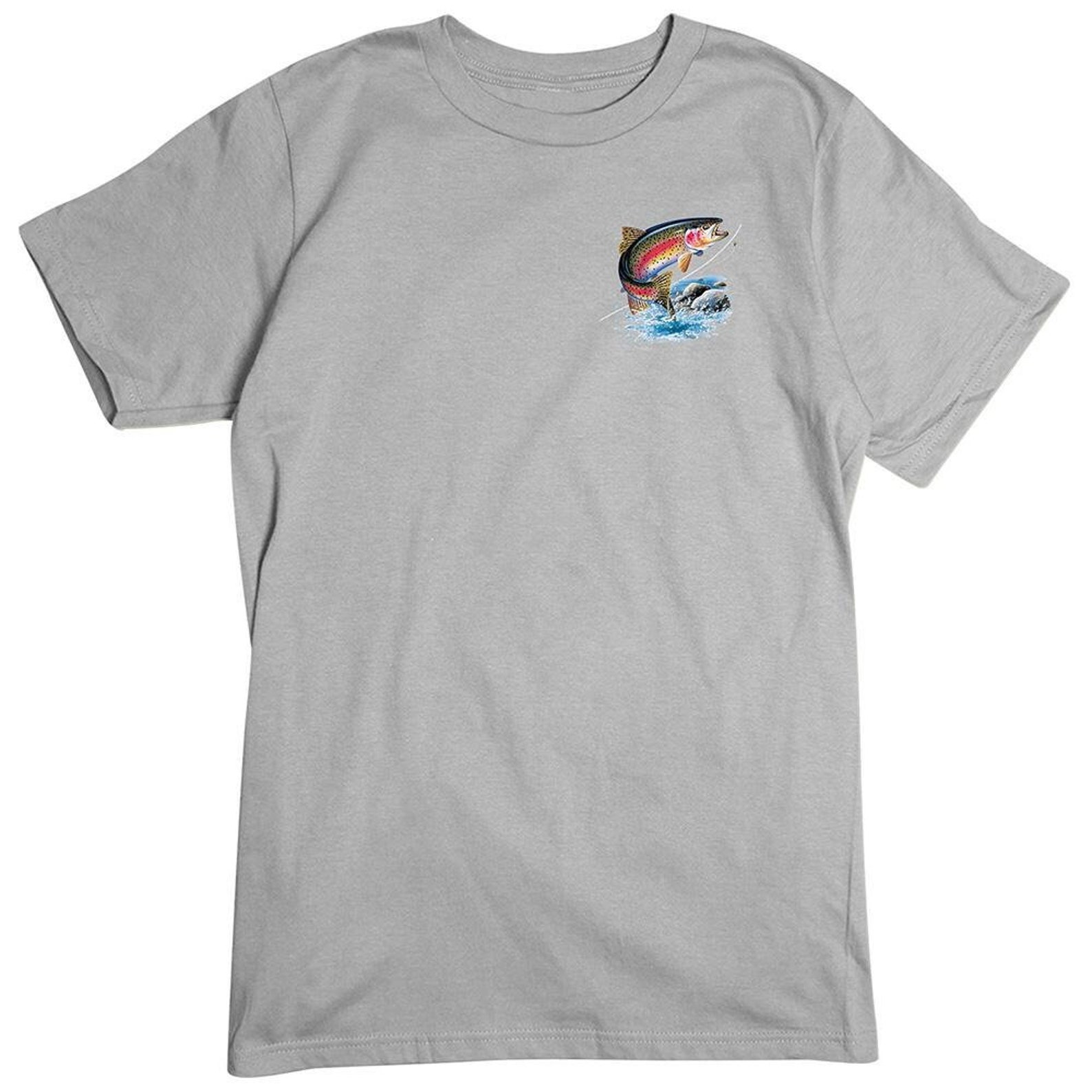 Fishing T-shirt Rainbow Trout Tee Fly Fishing Shirt - Etsy