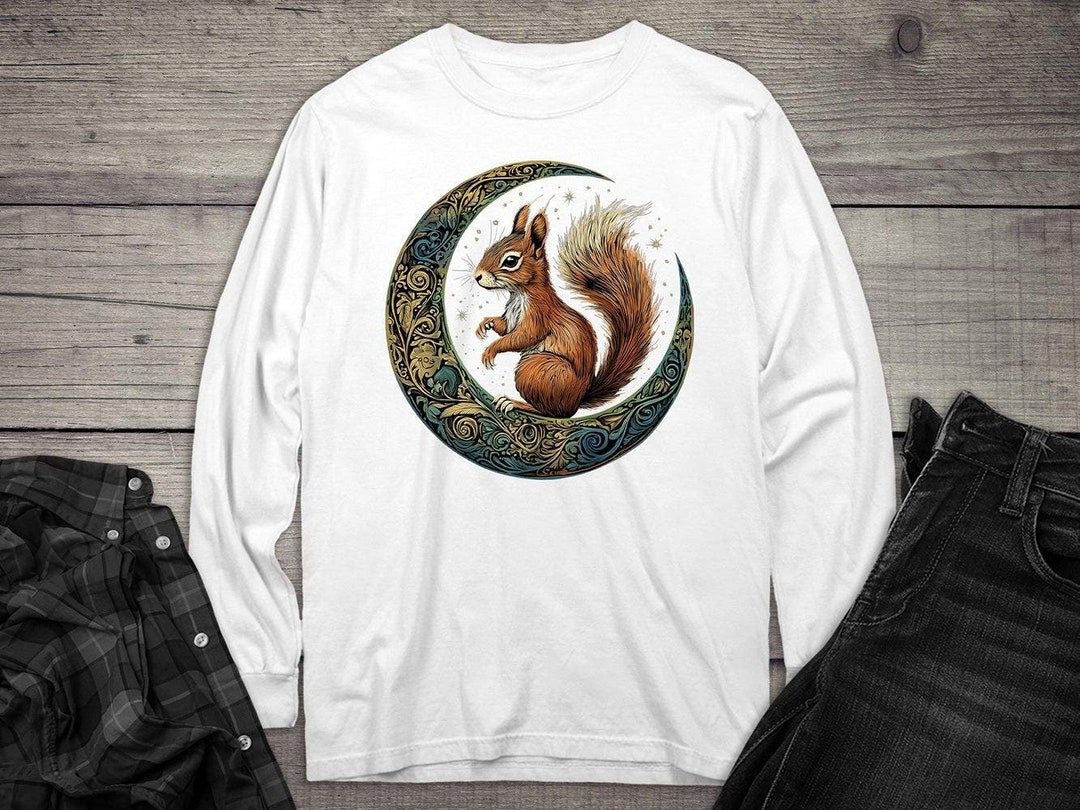 Animal Long Sleeve, Celtic Squirrel Long Sleeve Tee, Celtic, Wildlife ...