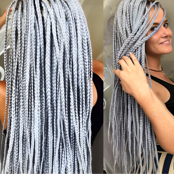 Grey Hair Extensions - Etsy