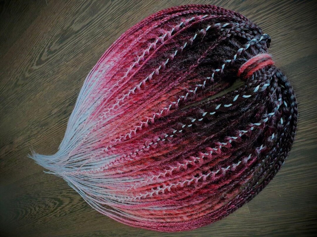 Synthetic Dreads Extensions/double Ended Dreadlocks & Braids/handmade ...