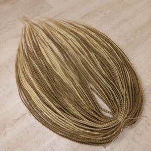 Light Brown Dreadlocks and Braids/de & SE Dreads/double and - Etsy