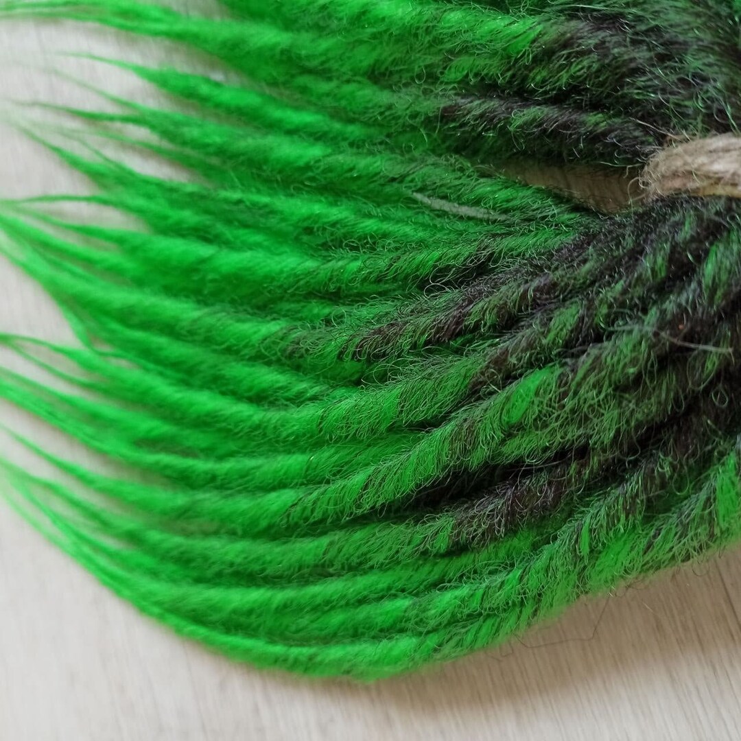 Green Ombre Dreadlocks/de & SE Dreads/double and Single Ended Dreads ...