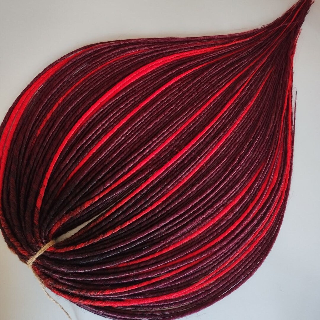 Red and Burgundy Dreads/de & SE Dreads/double and Single Ended - Etsy