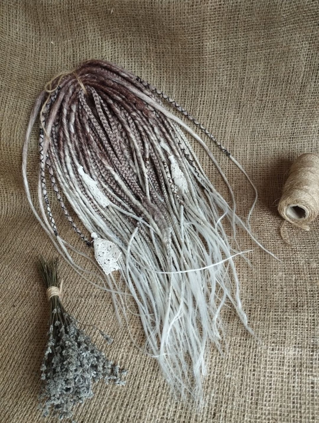 Synthetic Dreads Extensions/double Ended Dreadlocks & Braids/handmade ...