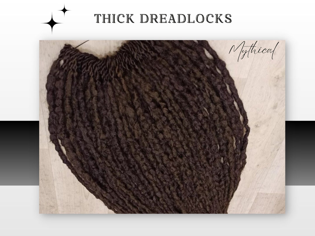 Synthetic Crochet Dreadlocks Extensions/handmade - Etsy