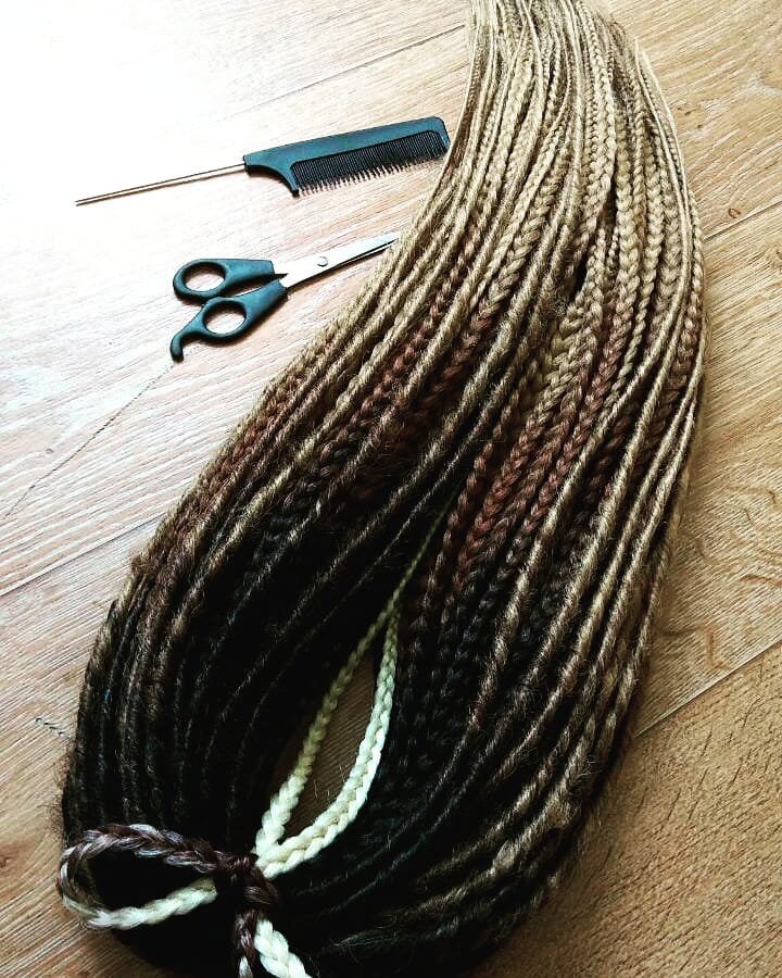 Blonde Ombre Dreadlocks/de & SE Dreads/double and Single Ended - Etsy