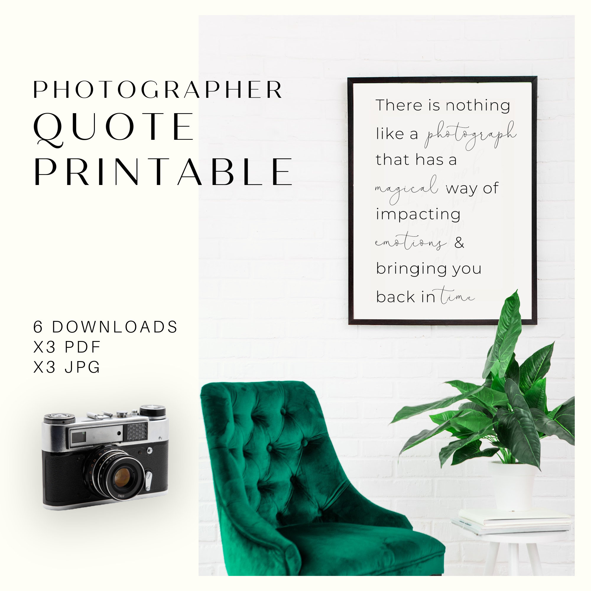Photographer Quote Digital Printable for Poster Print or Wall Art 3 ...