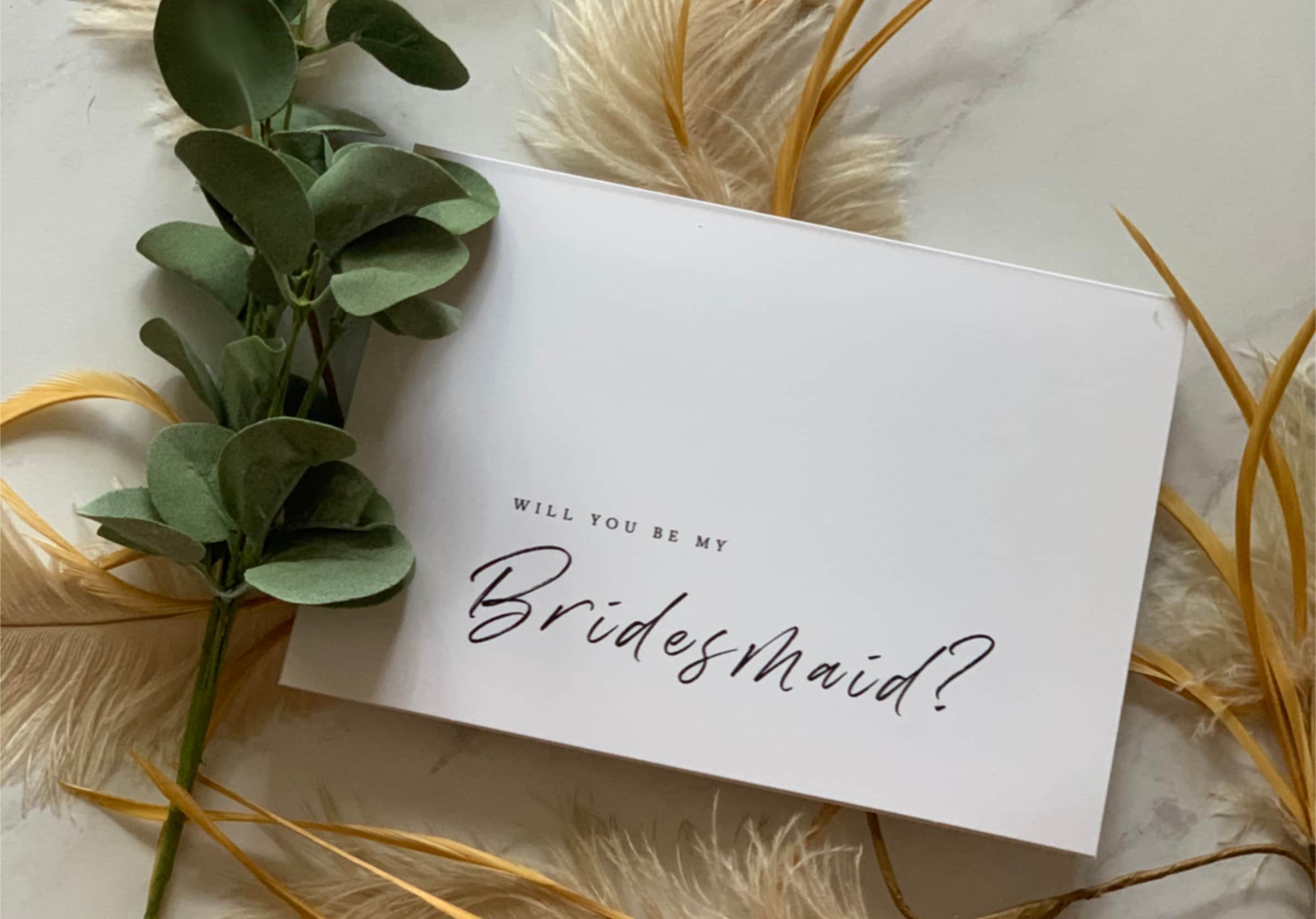Set Of 8 Bridesmaid Proposal Cards Etsy