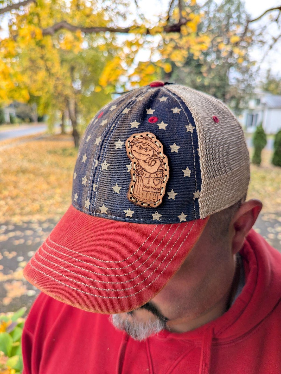 Garbage Oscar the Grouch MAGA Trucker Hat - Etsy