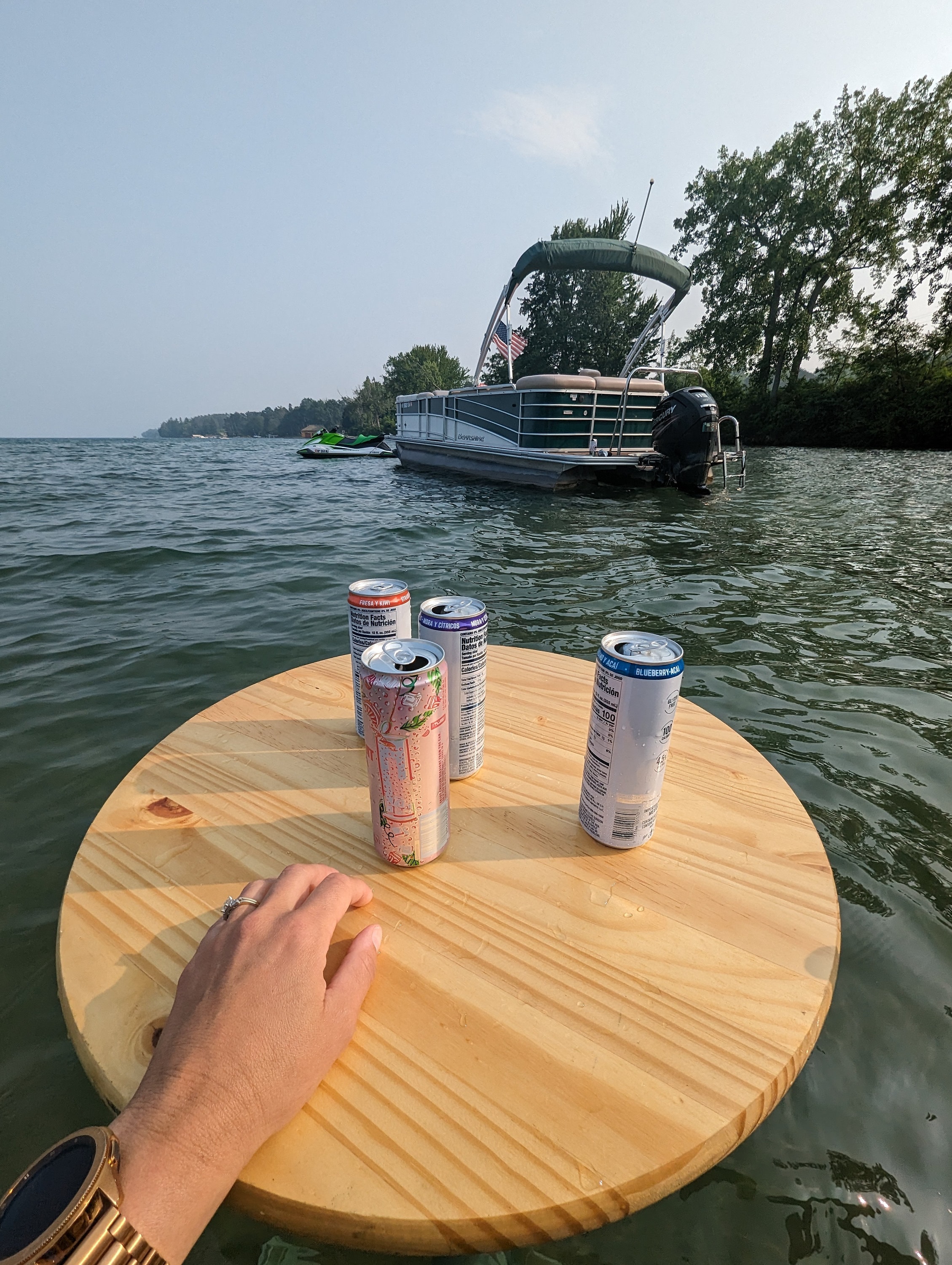 Personalized Round Pine Clark Bar - Etsy