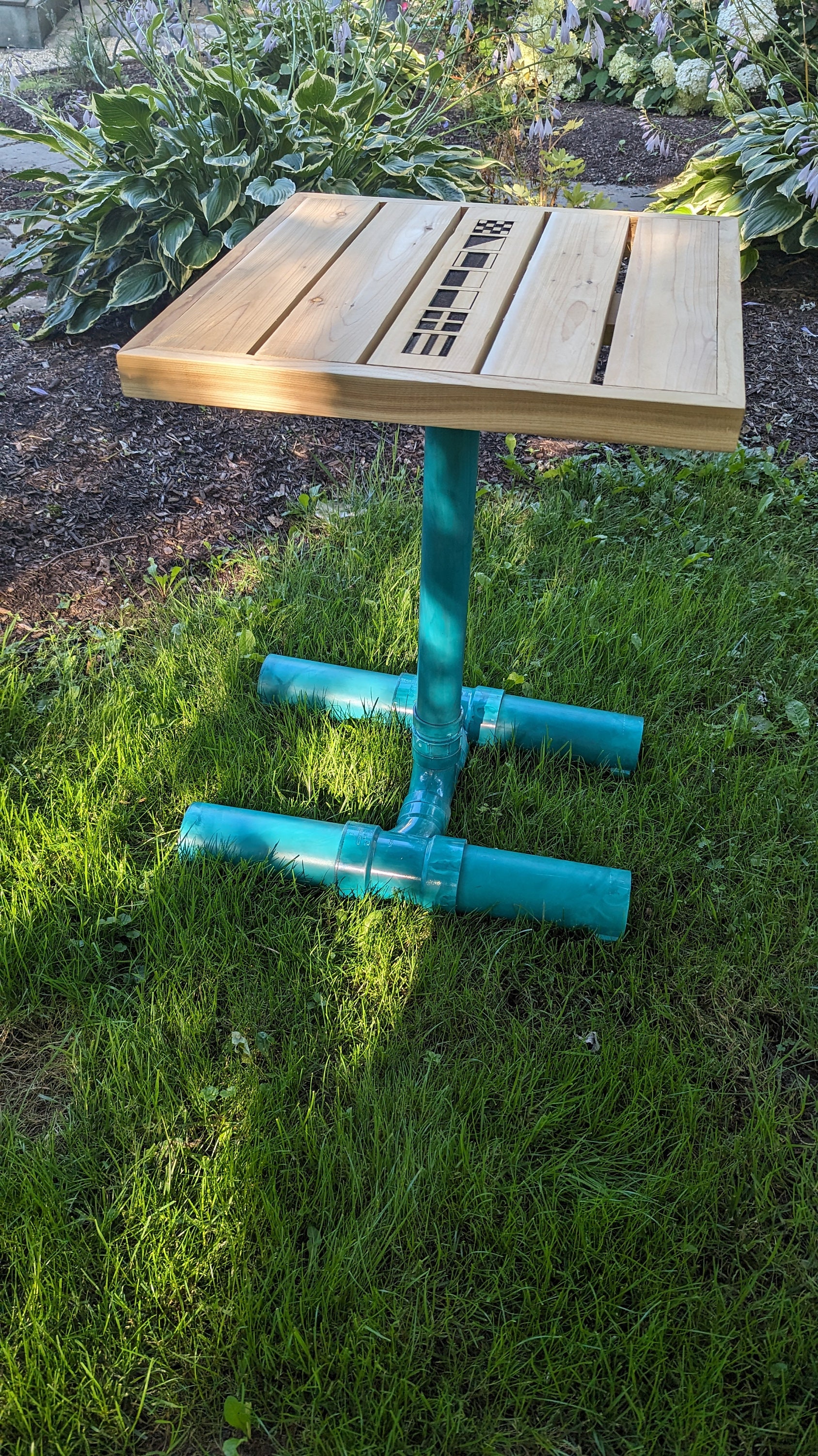 Personalized Square Cedar Clark Bar - Etsy