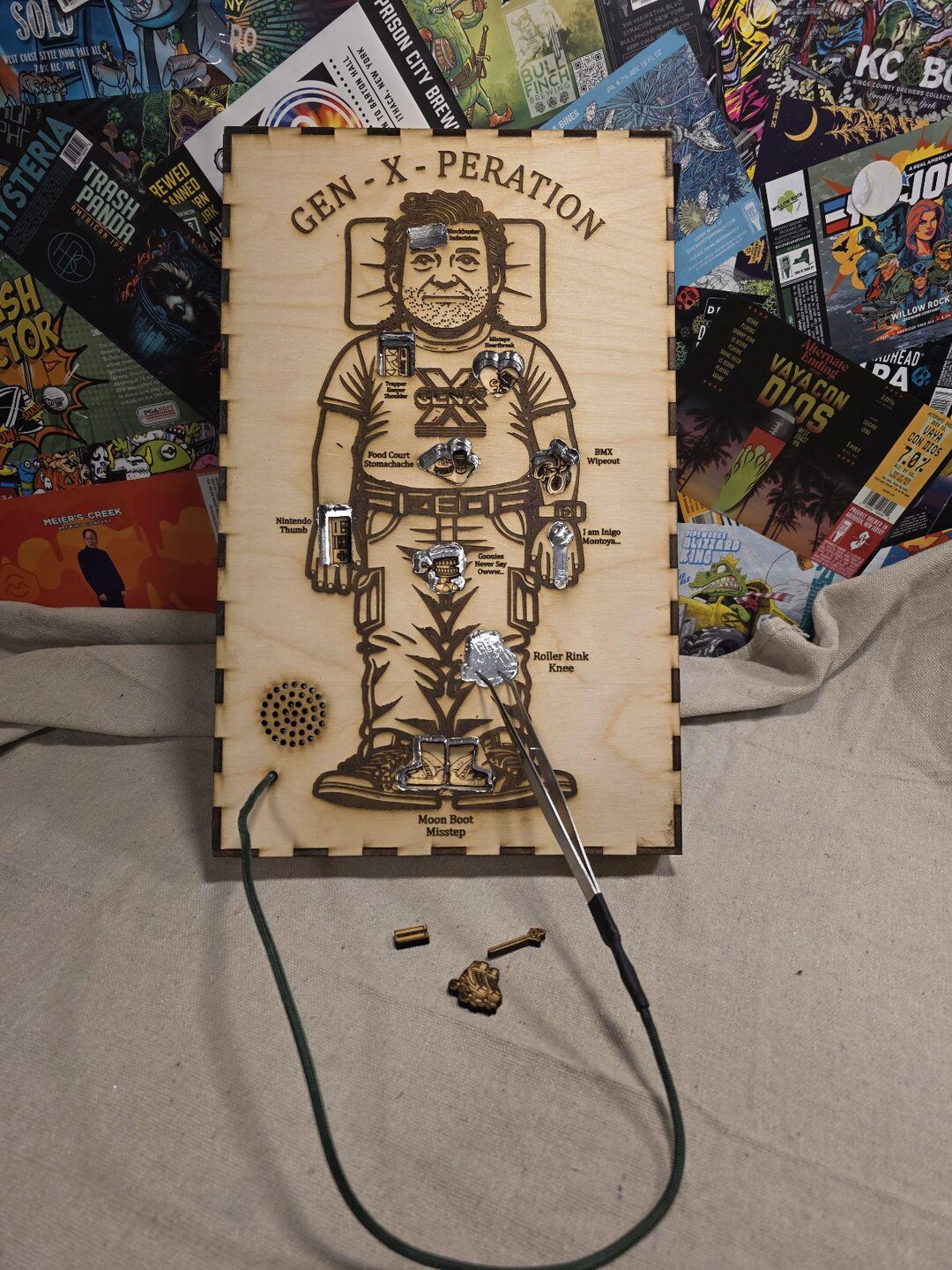 Gen X-peration Operation Style Board Game - Etsy