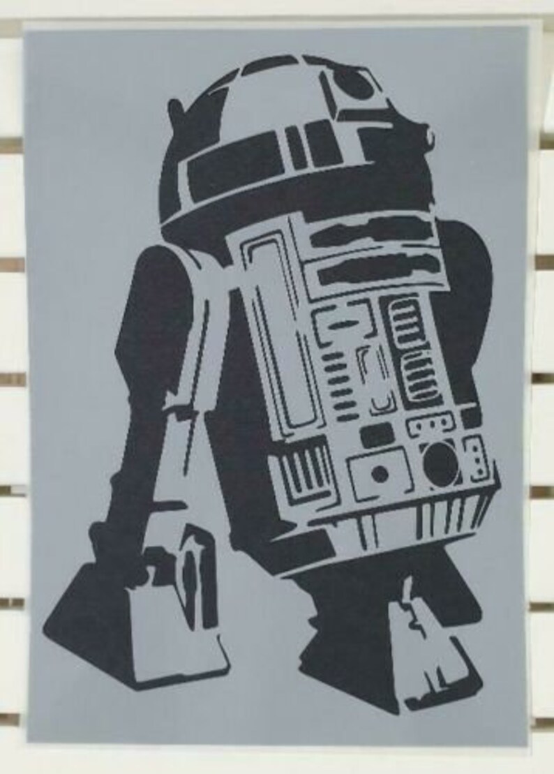 Star Wars R2D2 V2 Robot Stencil Mylar Plastic 190mic A4 Sheet - Etsy