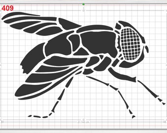 Fly Airbrush Stencil - Etsy