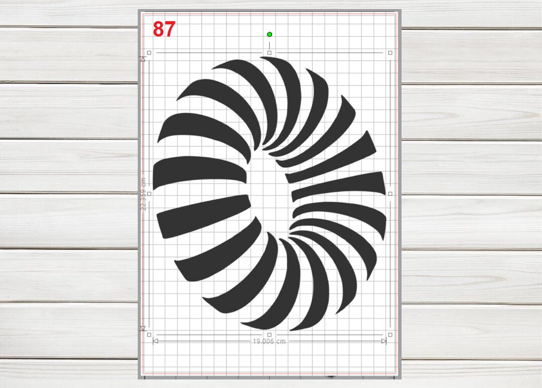 Doughnut Donut Optic Illusion Stencil Mylar Plastic 190mic A4 - Etsy