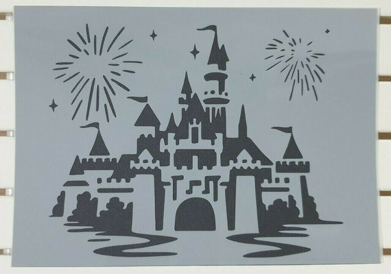 Disney Castle Stencil For Walls