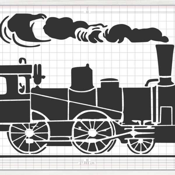 Train Stencil - Etsy