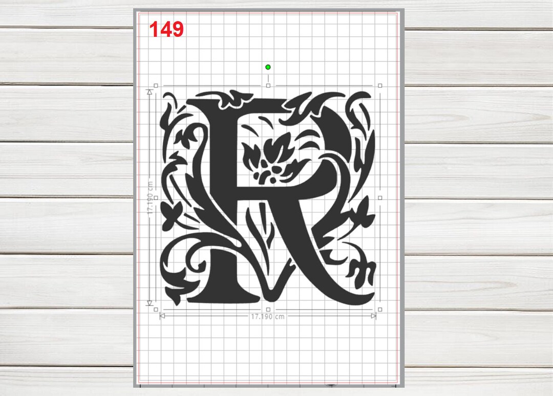 Beautiful Alphabet Letter R Stencil Mylar Plastic 190mic A4 - Etsy