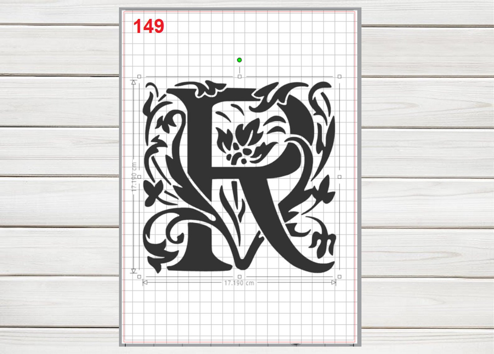 Beautiful Alphabet Letter R Stencil Mylar Plastic 190mic A4 | Etsy