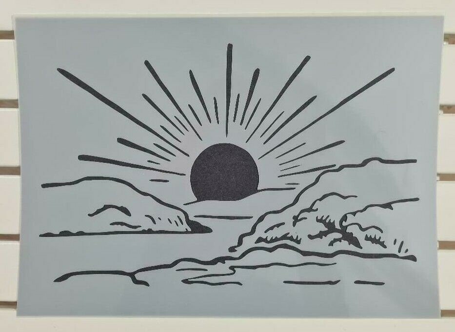 Sunset Stencils Designs