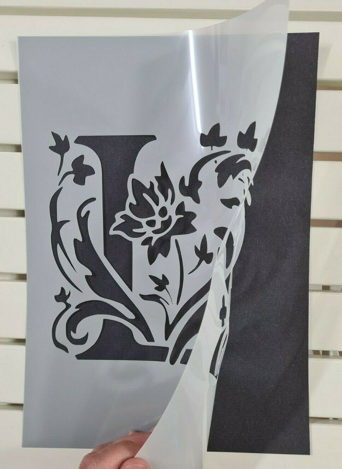 Beautiful Alphabet Letter L Stencil Mylar Plastic 190mic A4 | Etsy