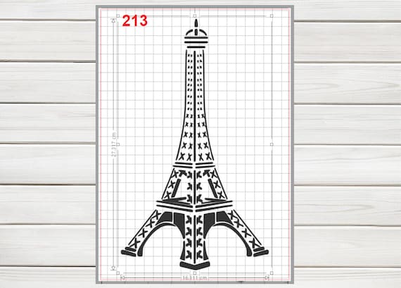 Eiffel Tower Stencil