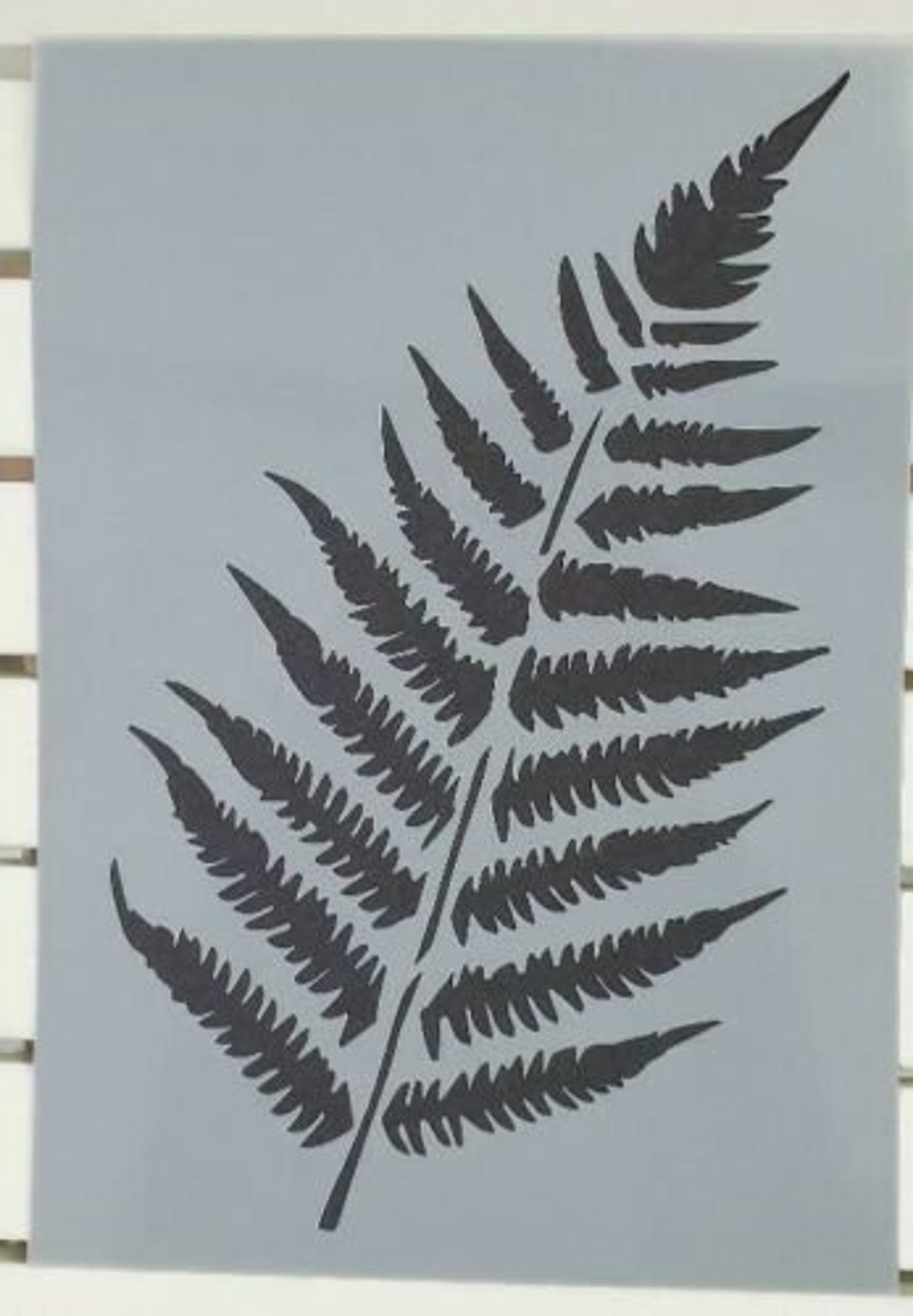 Large Fern Leaf Stencil Stencil Mylar Plastic 190mic A4 Sheet - Etsy