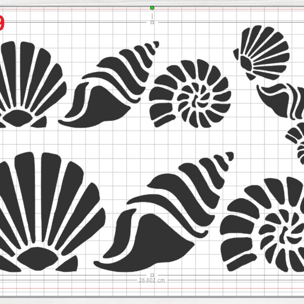 Shell Stencils - Etsy