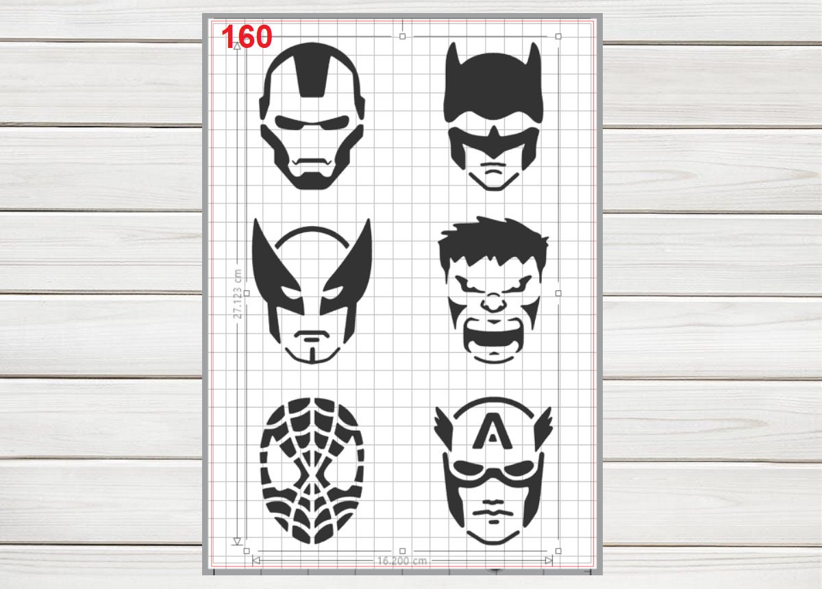 How To Draw Superhero Faces