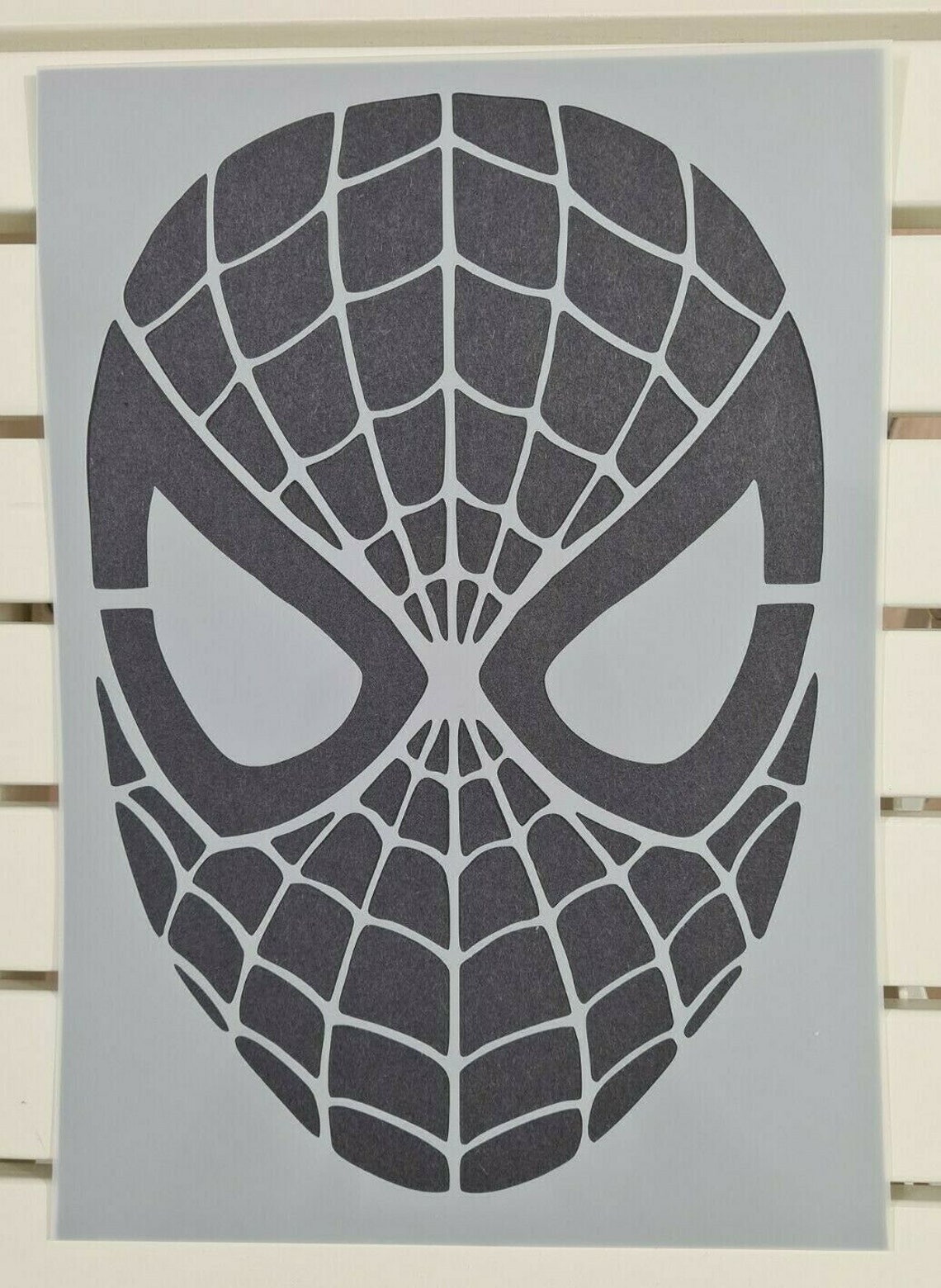 Spiderman Mask Face Stencil Mylar Plastic 190mic A4 Sheet Size - Etsy